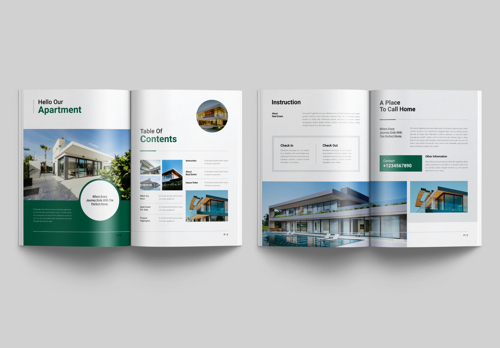 Real Estate Brochure Template by Visual Vorteex on Dribbble