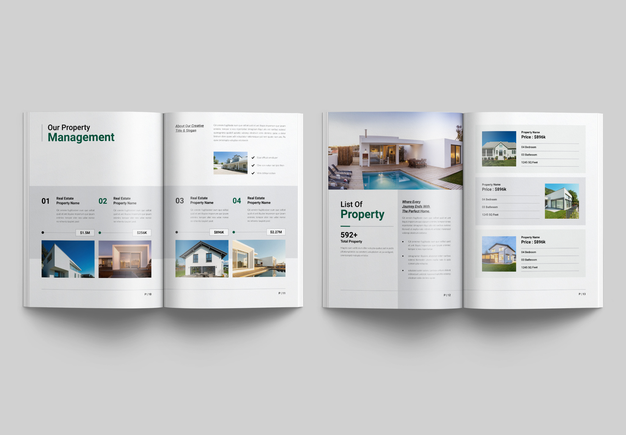 Real Estate Brochure Template by Visual Vorteex on Dribbble