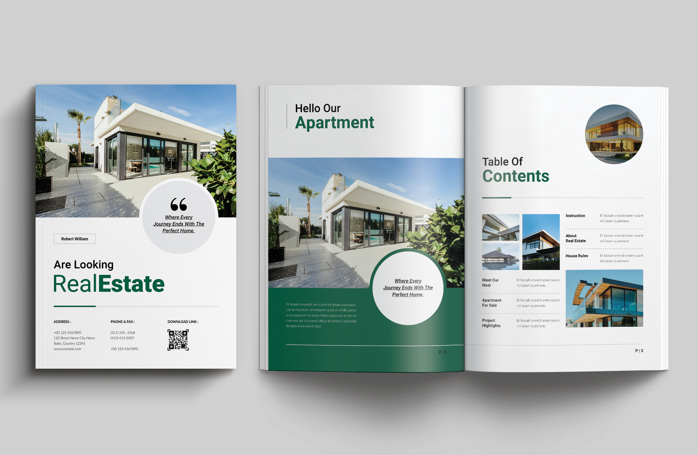 Real Estate Brochure Template by Visual Vorteex on Dribbble