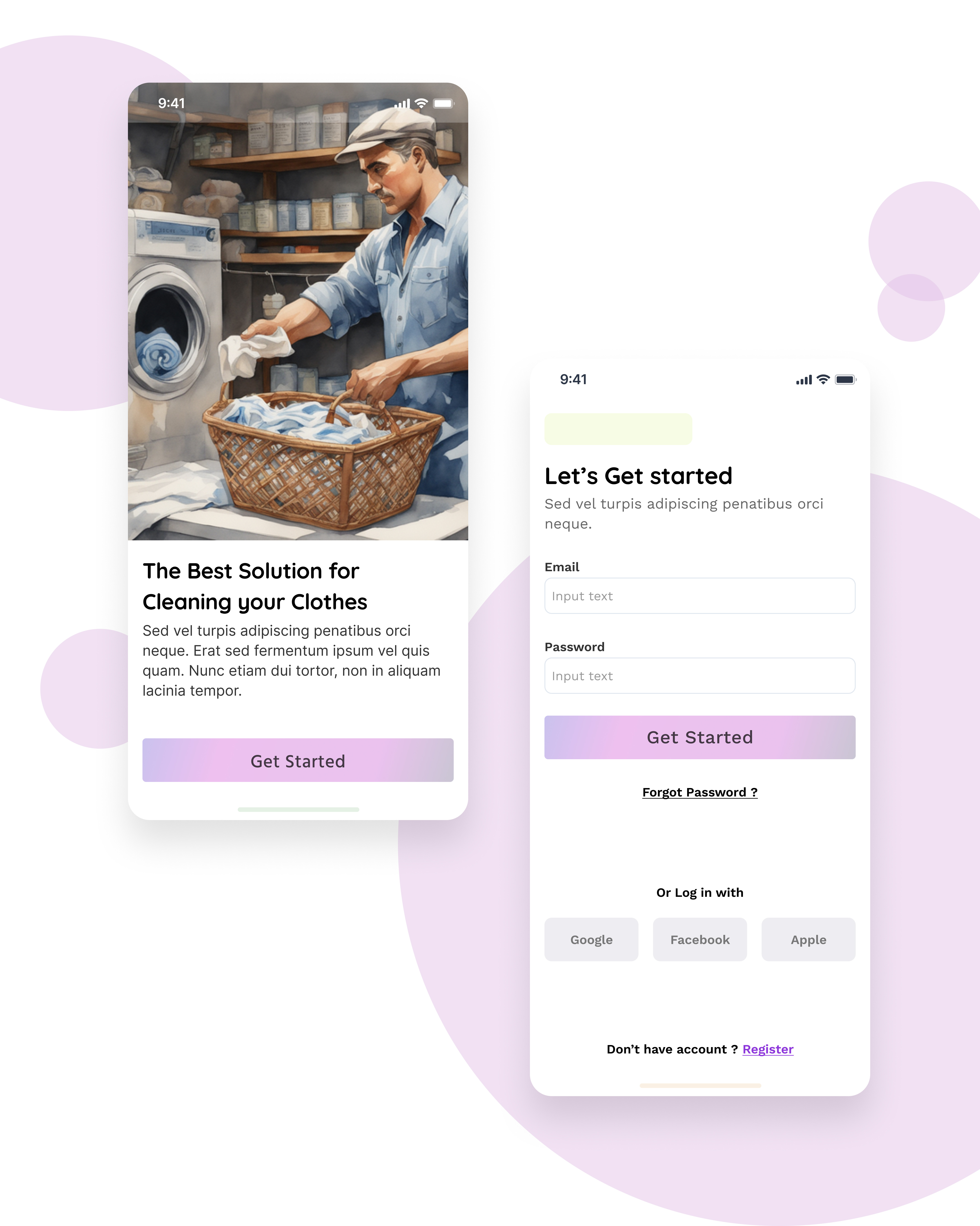Washify by nandani makvana on Dribbble