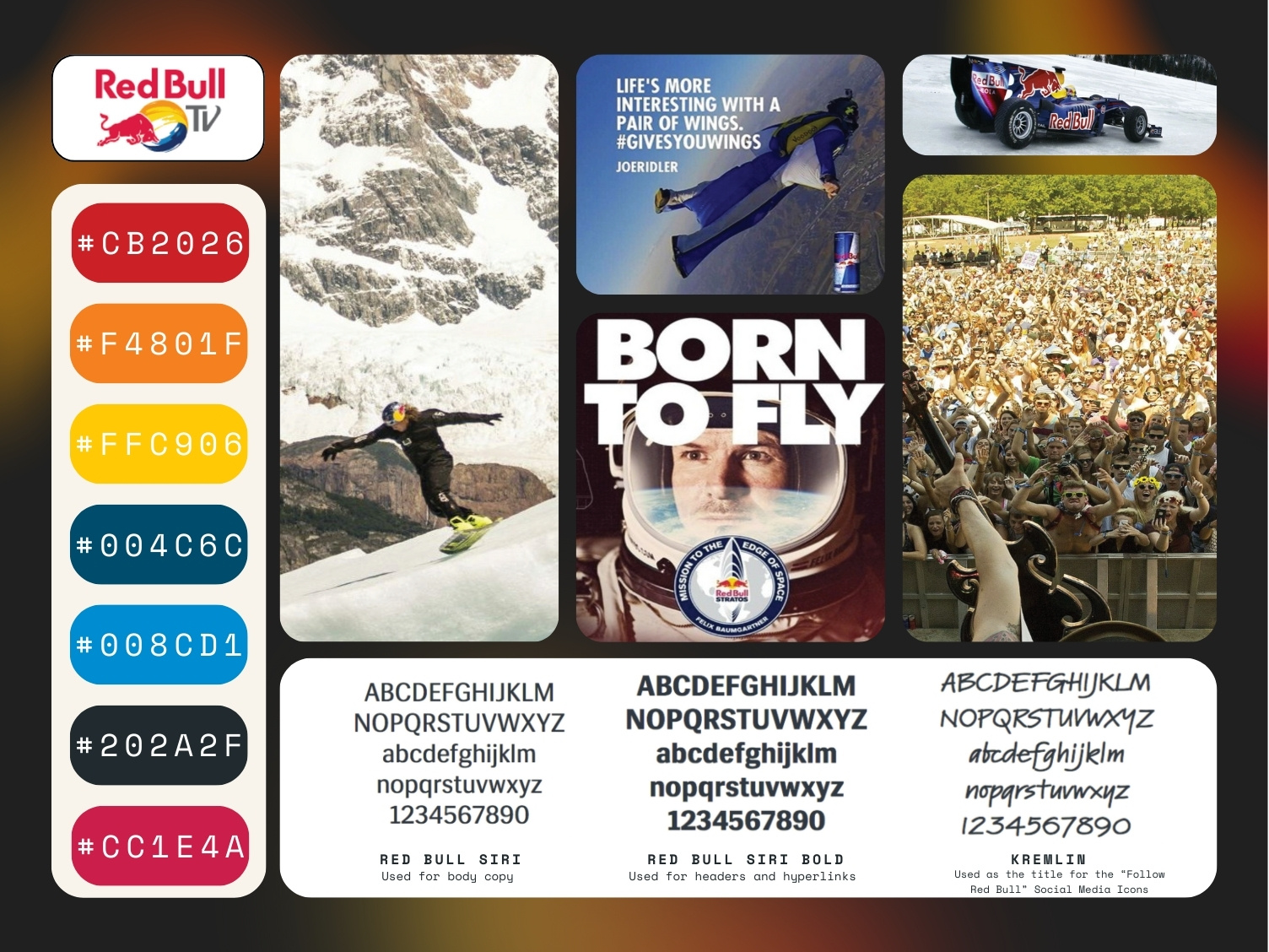 Redbull Visual-ID by Thokerunga Eddie on Dribbble