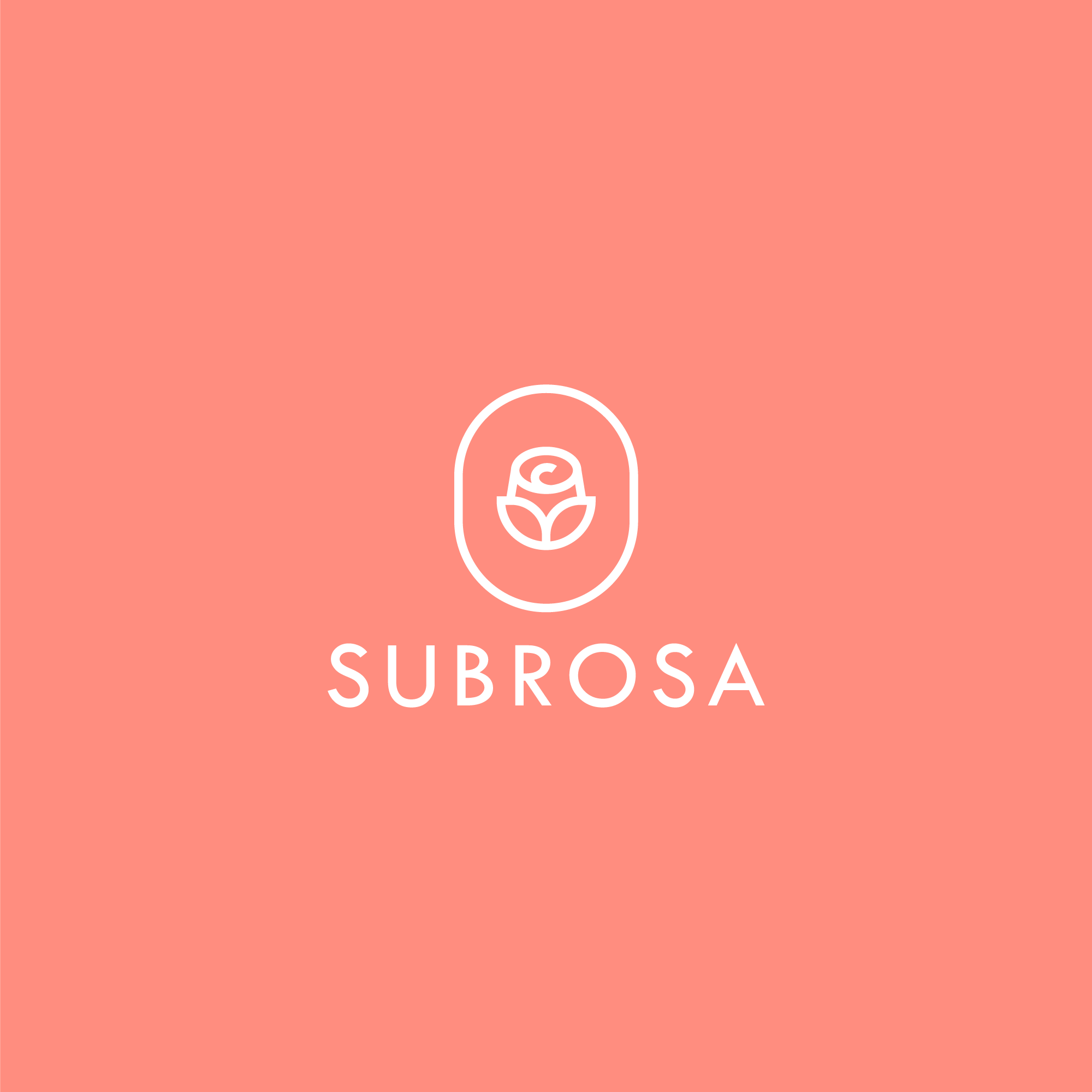 "Subrosa" Rose Logo by nidde on Dribbble