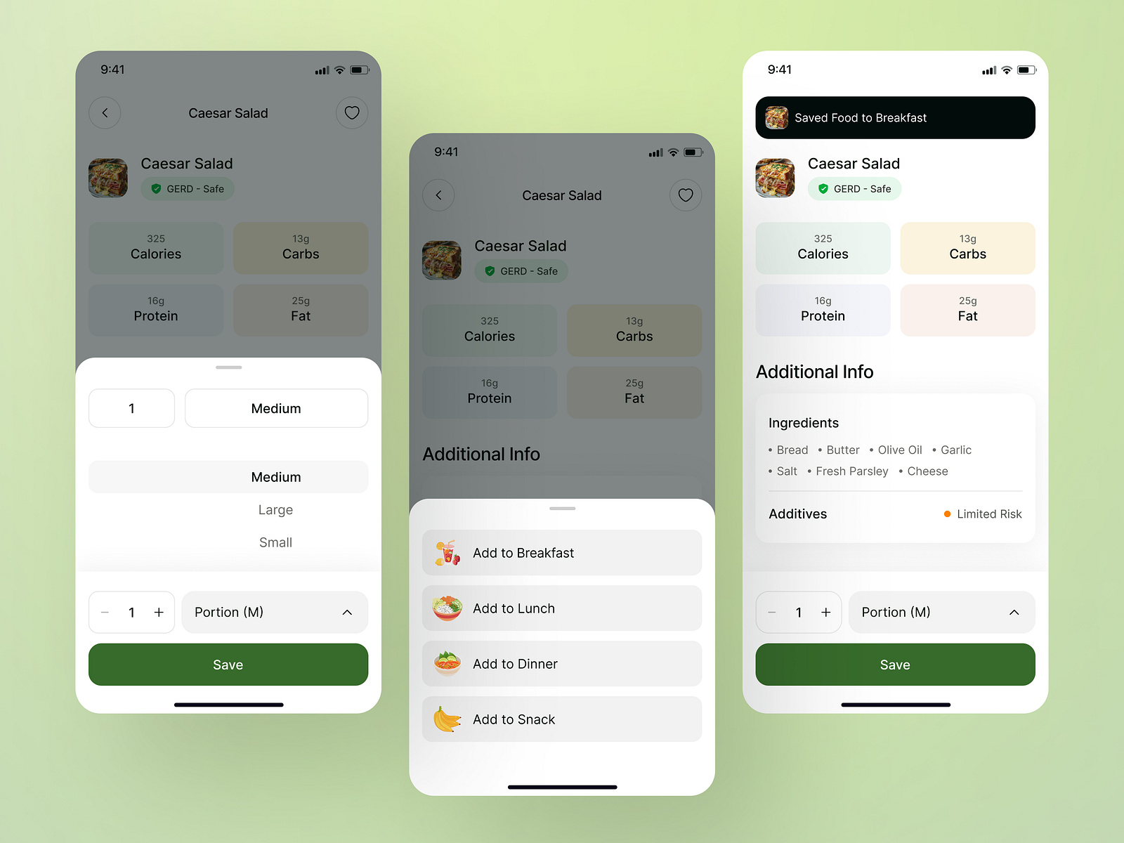 Nutrition App - Adding Food to a Meal by Abu Naser (Afnan) on Dribbble