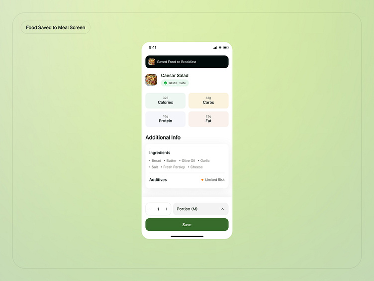 Nutrition App - Adding Food to a Meal by Abu Naser (Afnan) on Dribbble