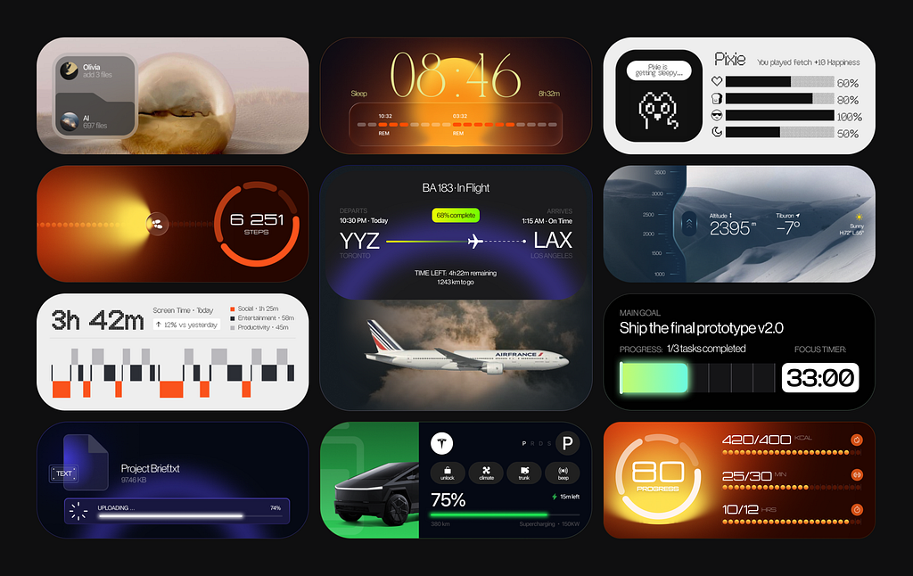 IOS Widgets Pack by DigiCo on Dribbble