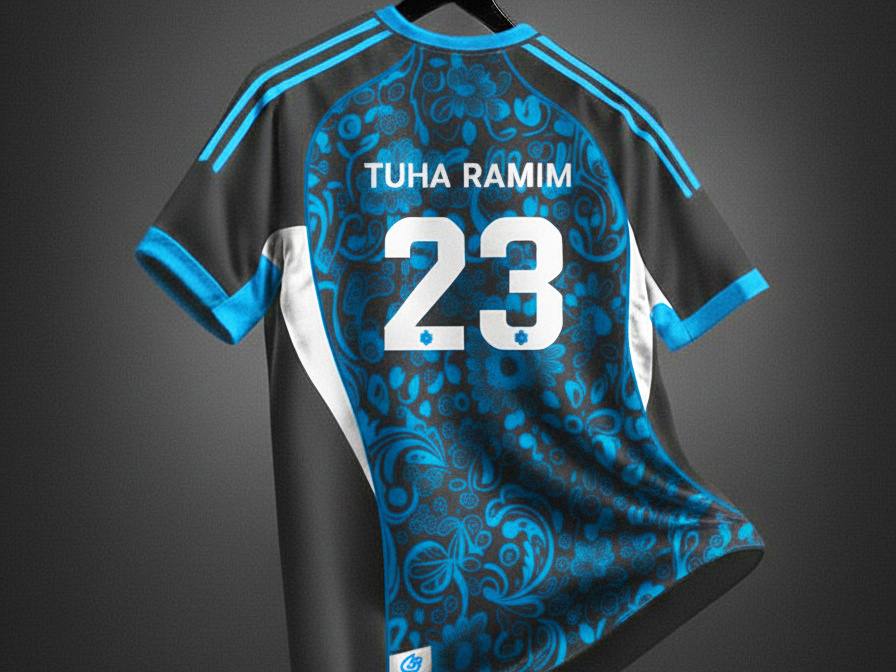 Custom Sports Jersey Design by Tuha Uddin Ramim on Dribbble