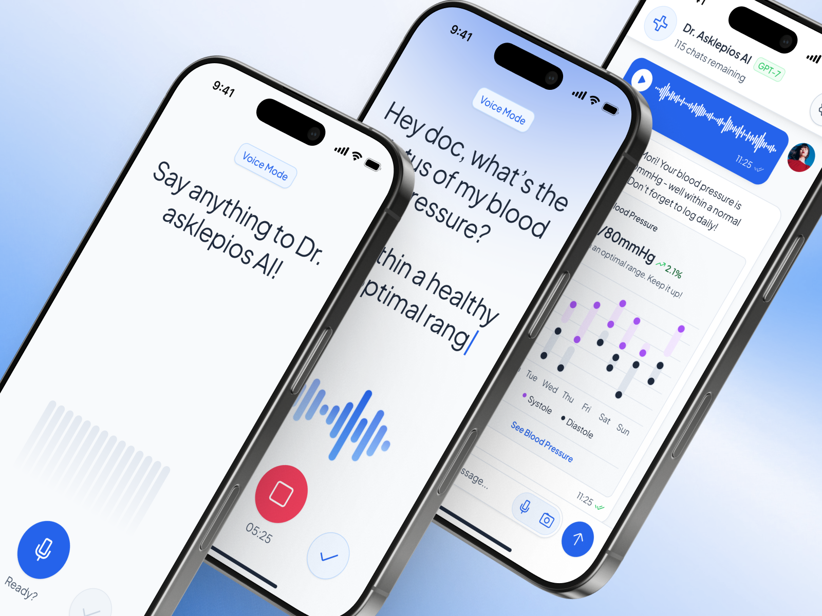 asklepios v3: AI Health & Wellness App - Inline Tab Component UI by ...