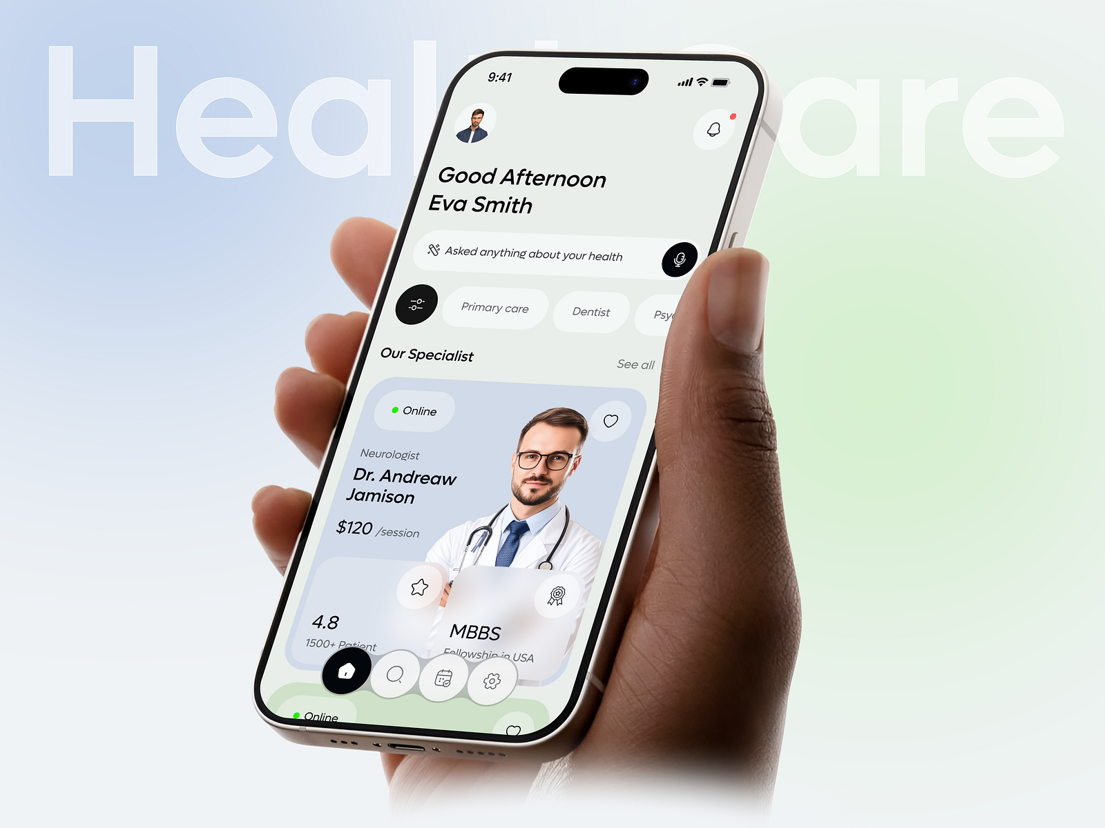 Smart Healthcare Mobile App Design by Mohammad Ali on Dribbble