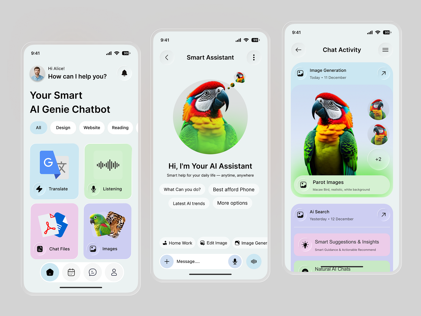 Smart AI Assistant App – Chat & Image Generation by Alamin Hossen 🔥 on ...