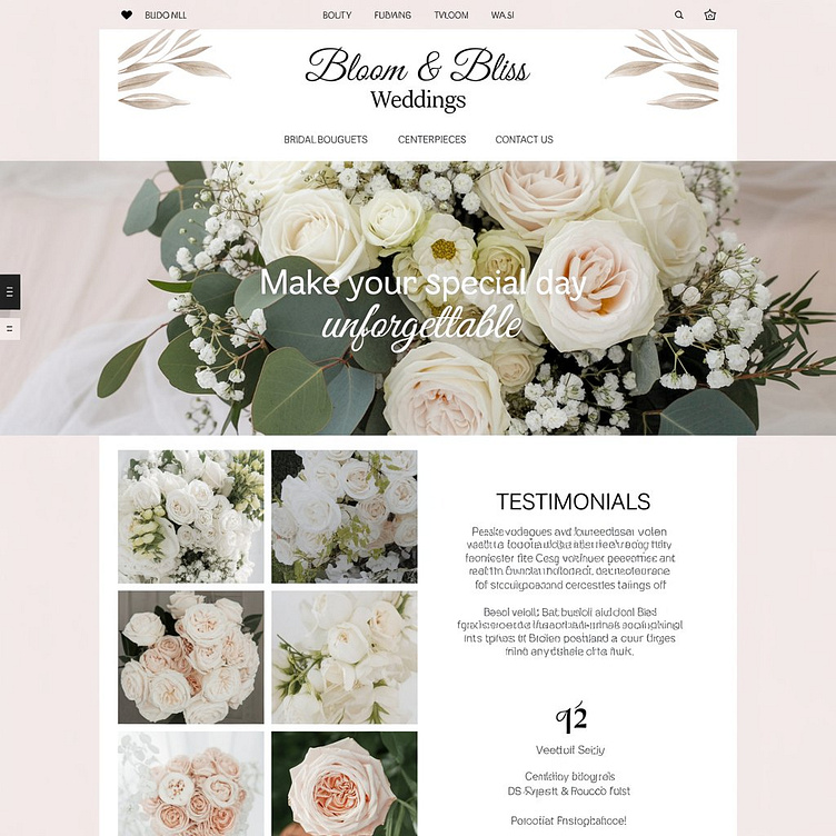 Website, Wedding Website, landing Page by Nargis Visual Studio on Dribbble