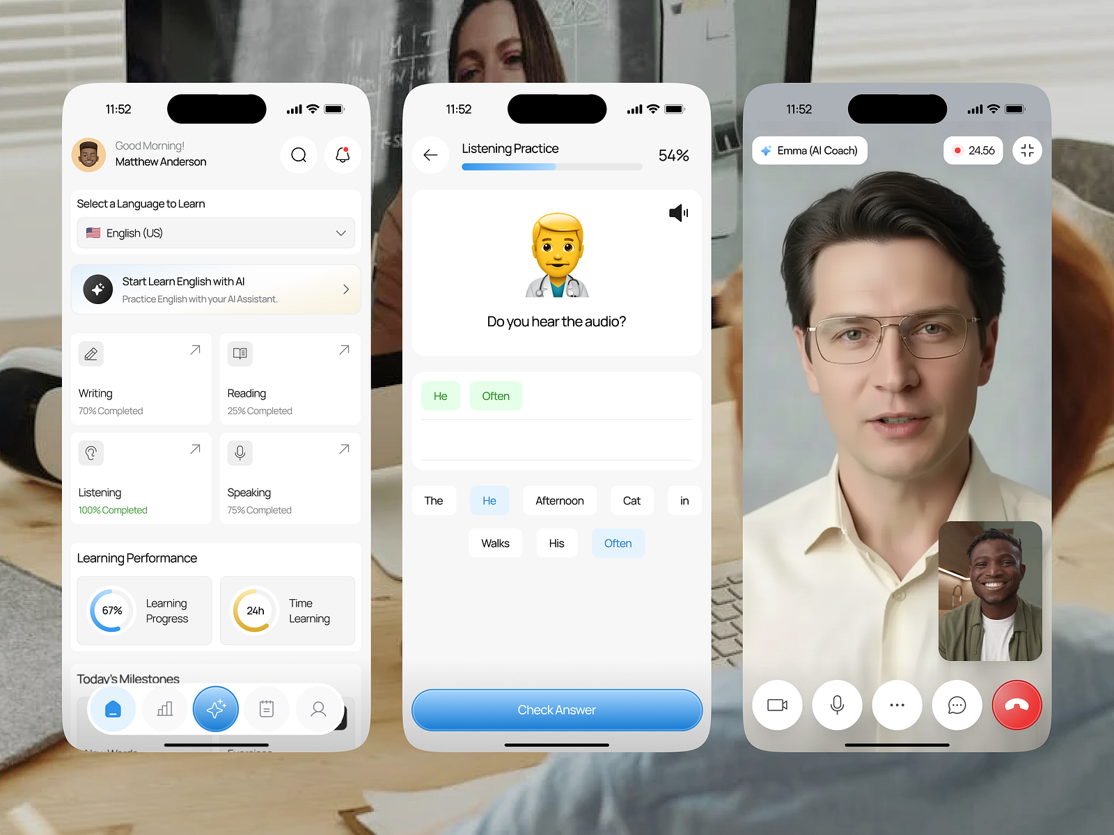 Saylo - Learning Language Mobile App by Nija Design for Nija Works on ...