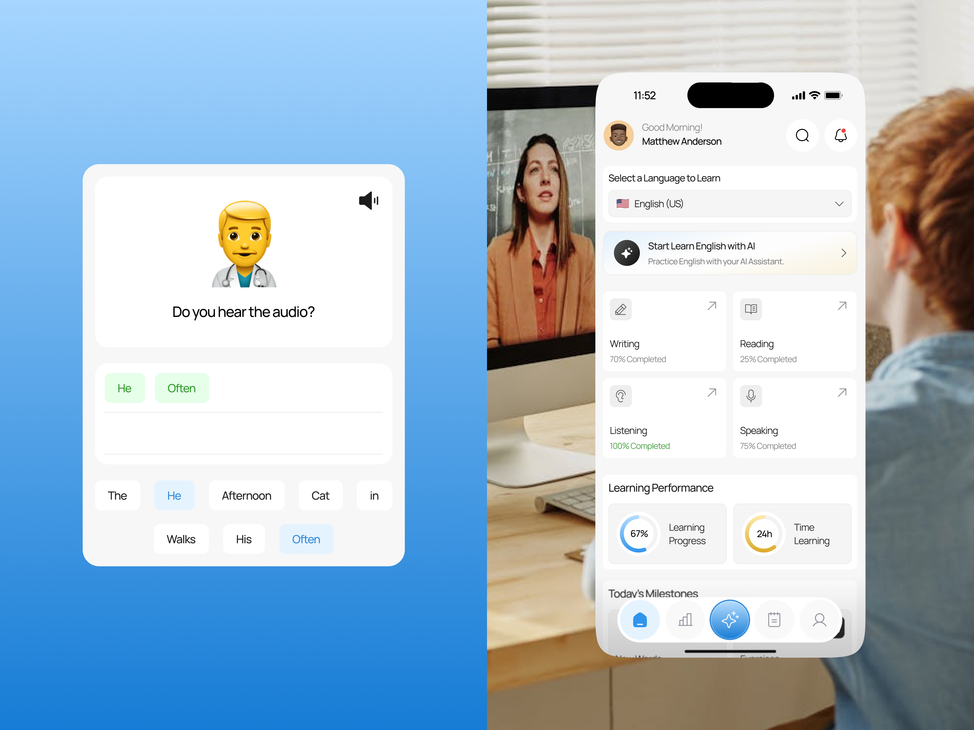 Saylo - Learning Language Mobile App by Nija Design for Nija Works on ...