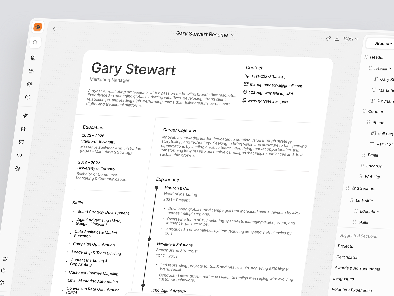 Forma - Resume Builder AI Dashboard [Resume Creation] by Ryan Indra for ...