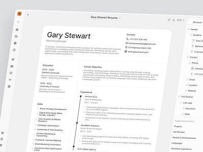 Browse thousands of Resume Dashboard images for design inspiration ...