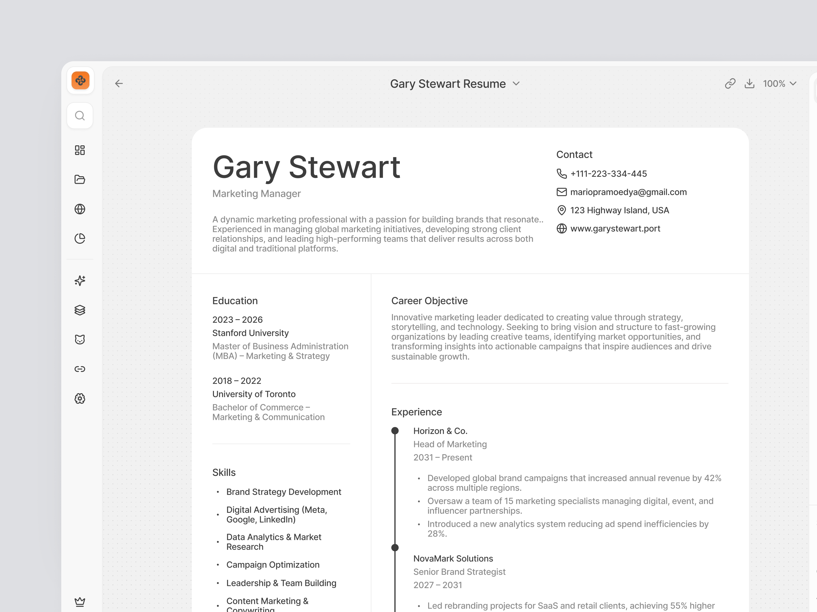 Forma - Resume Builder AI Dashboard [Resume Creation] by Ryan Indra for ...