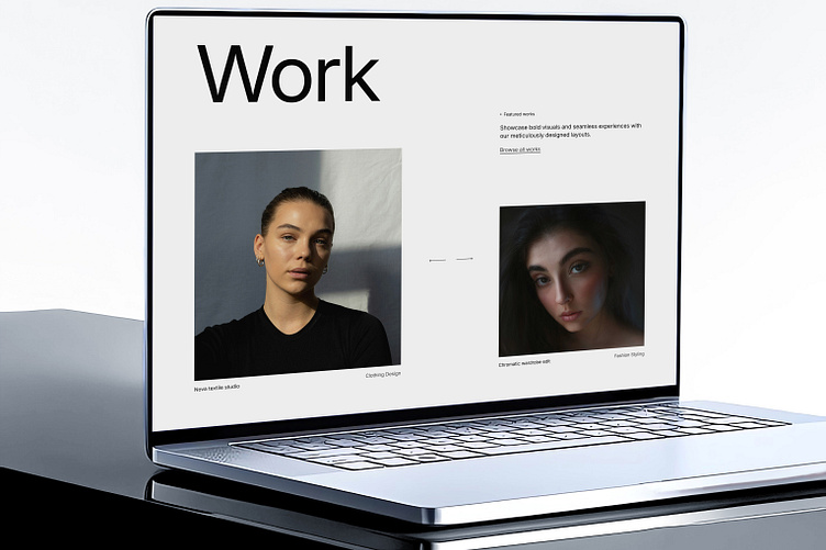 Lana Fox Portfolio & Agency Website Template by Zafre Media on Dribbble