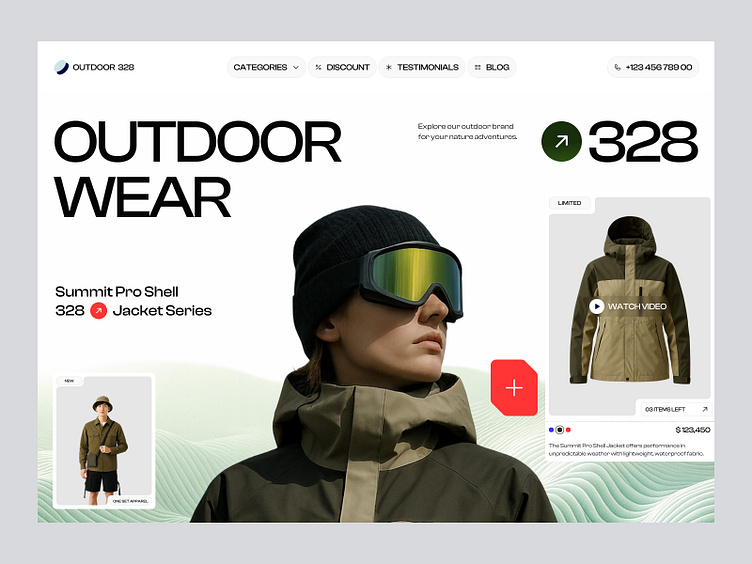 Outdoor Wear Store by Sans Design for Sans Brothers on Dribbble