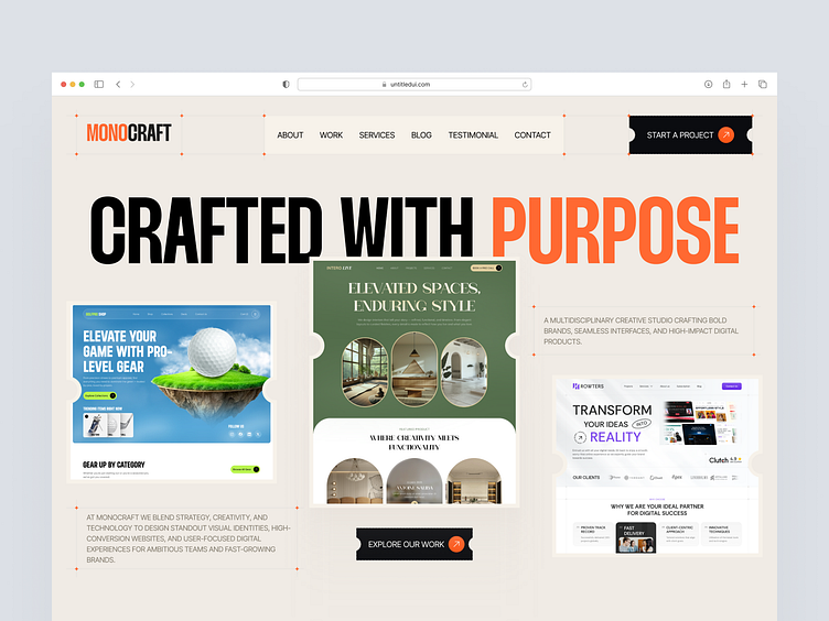 Creative Studio Hero Section Concept by Ahasan Ahamed on Dribbble