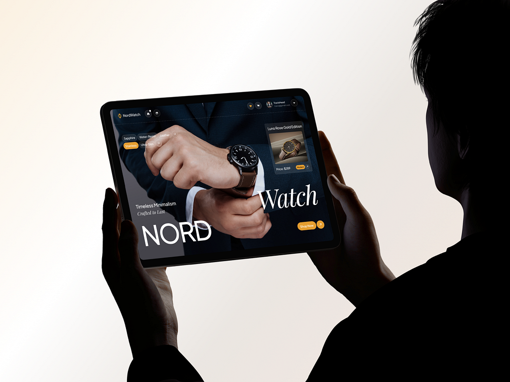 NORD — Elegant Timepiece Website Concept by Mehbubur Rahman for kinetic ...