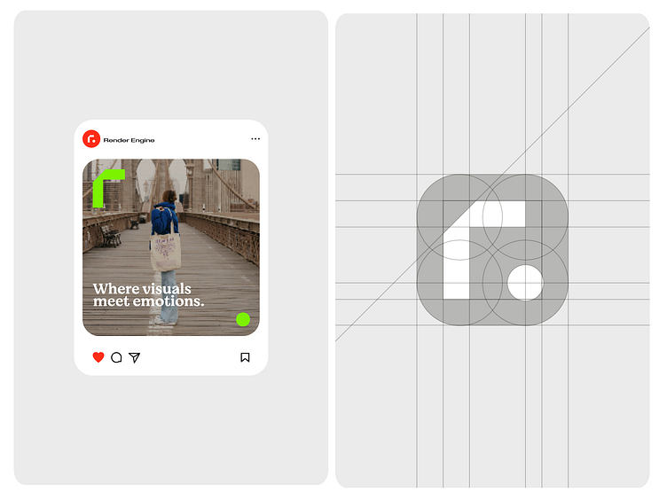Render Engine Logo Construction by Design Musketeer LLC on Dribbble
