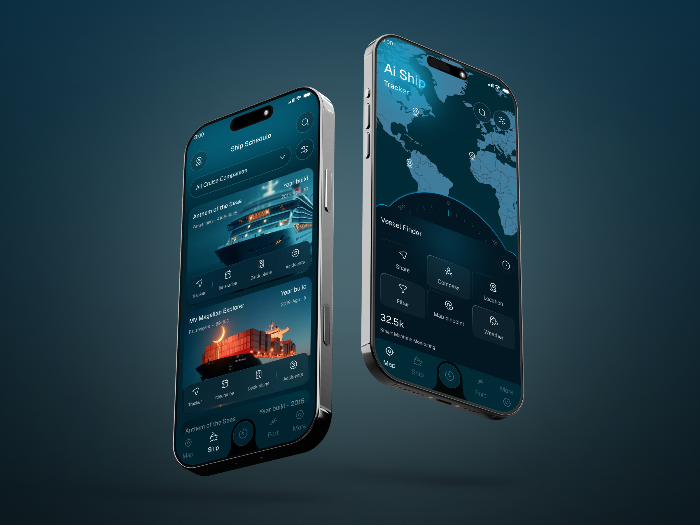 AI Ship Tracker | Smart Maritime Monitoring Mobile App by Imran Hossen ...