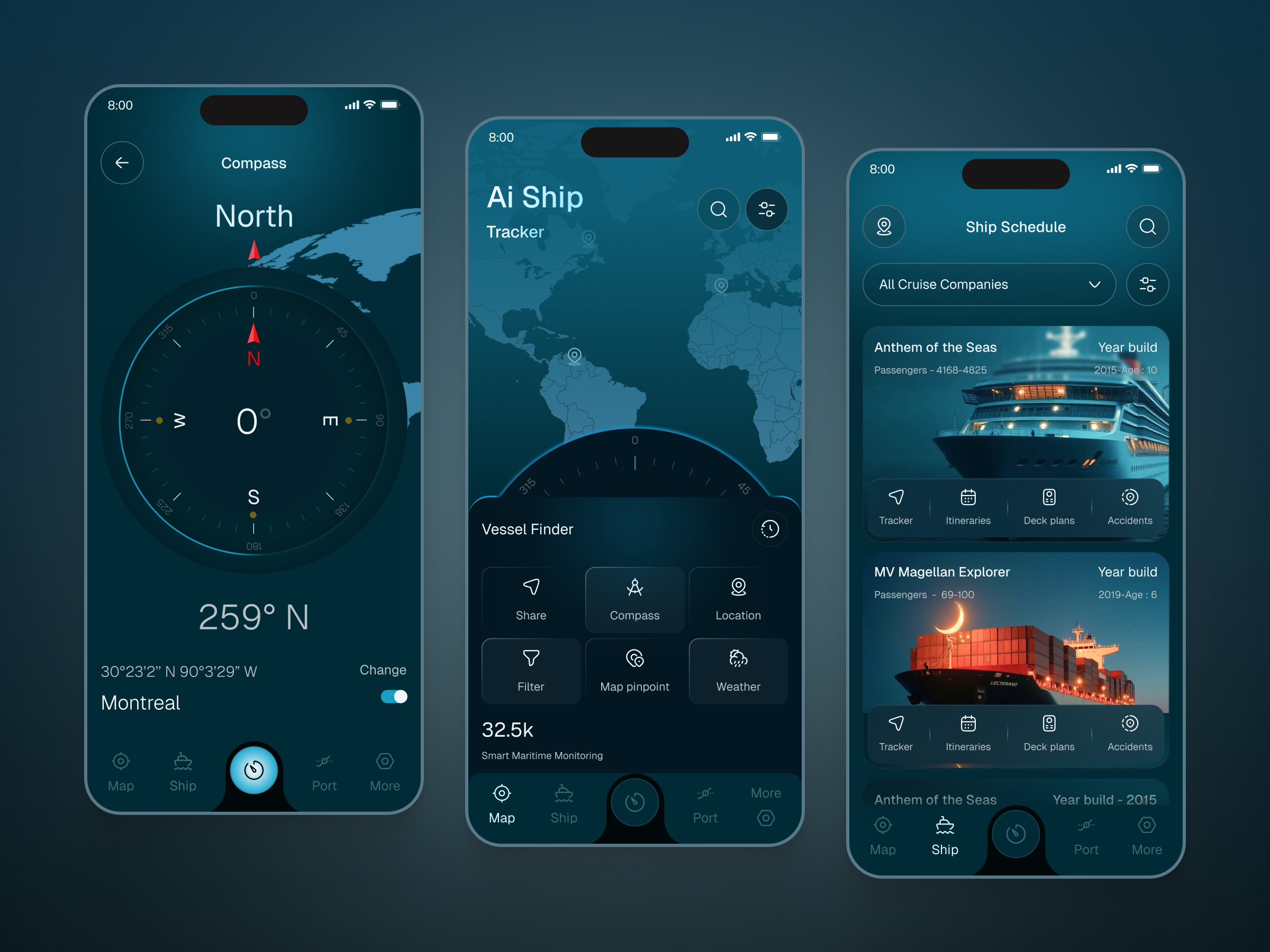 AI Ship Tracker | Smart Maritime Monitoring Mobile App by Imran Hossen ...