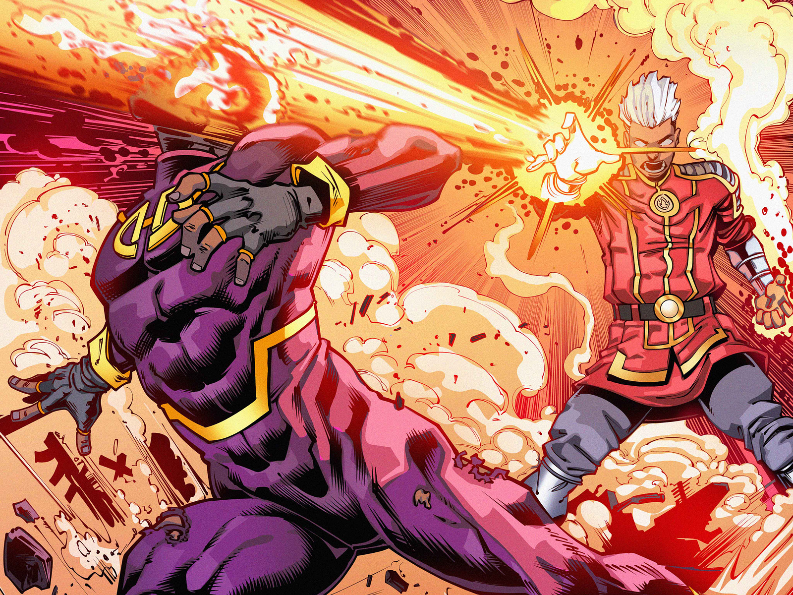 john doe graphic novel colored pages by me! by elizz Hezekiah on Dribbble