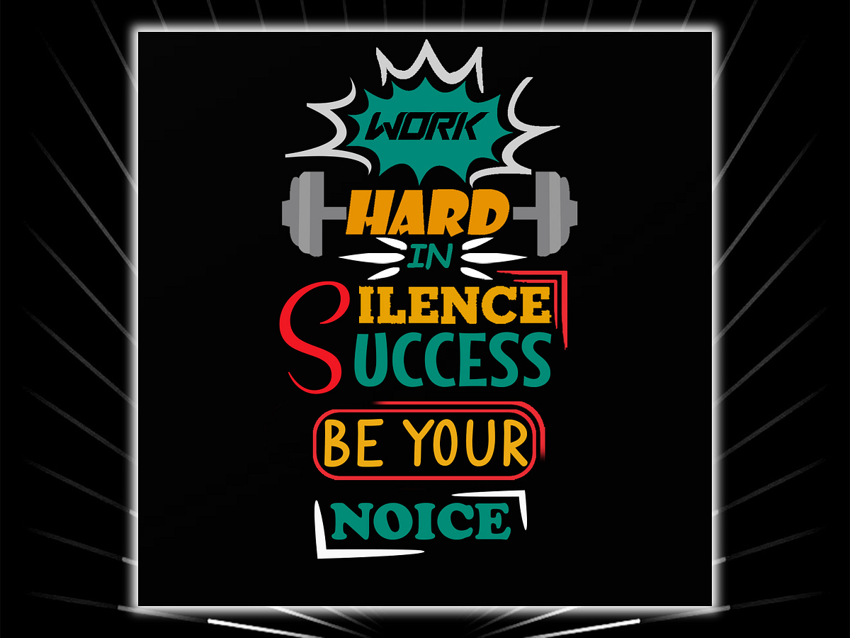 Typography Post Design by Vansh Jaiswal on Dribbble