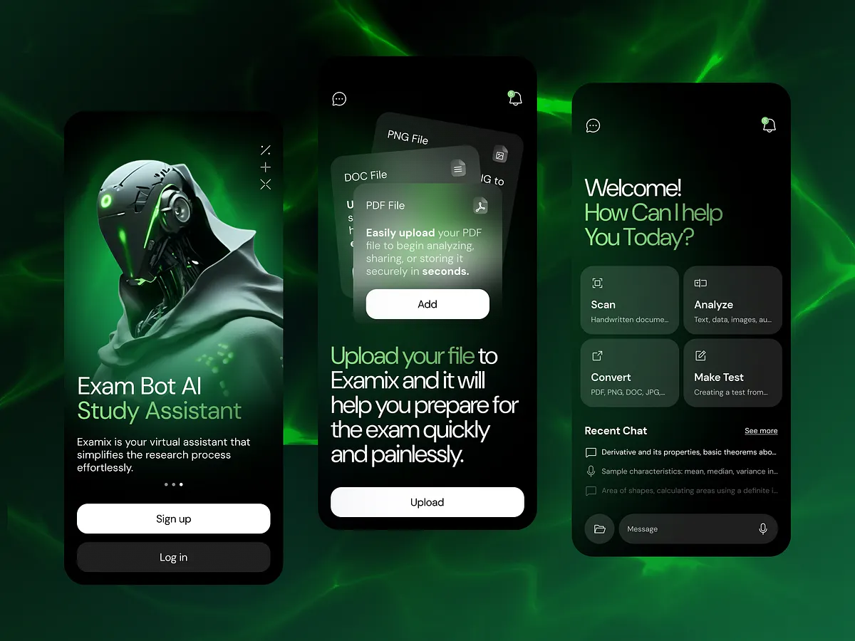 Study App designs, themes, templates and downloadable graphic elements ...
