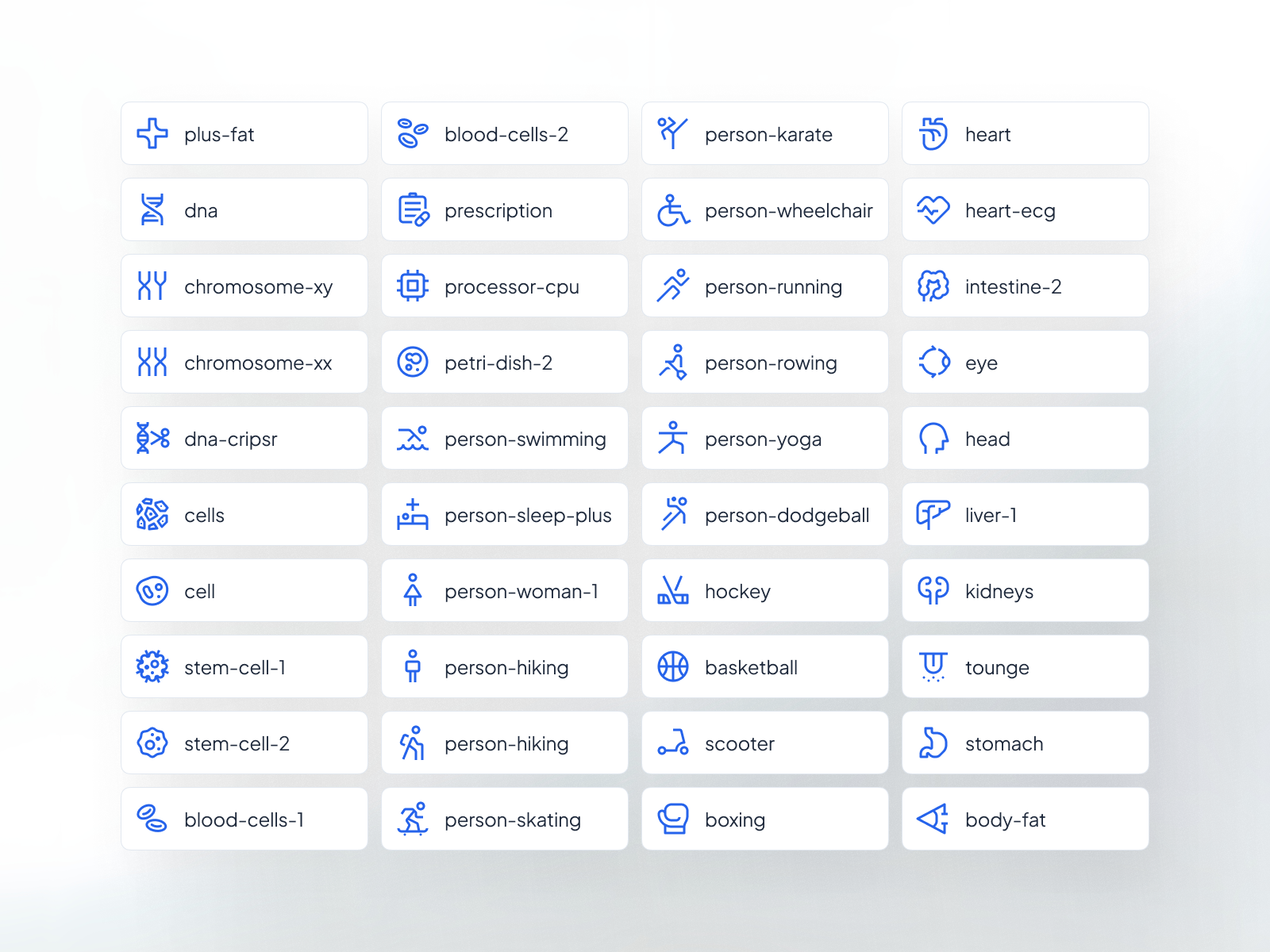 strangeicons: Healthcare & Biotech UI Icon Set - Regular by Samuel ...