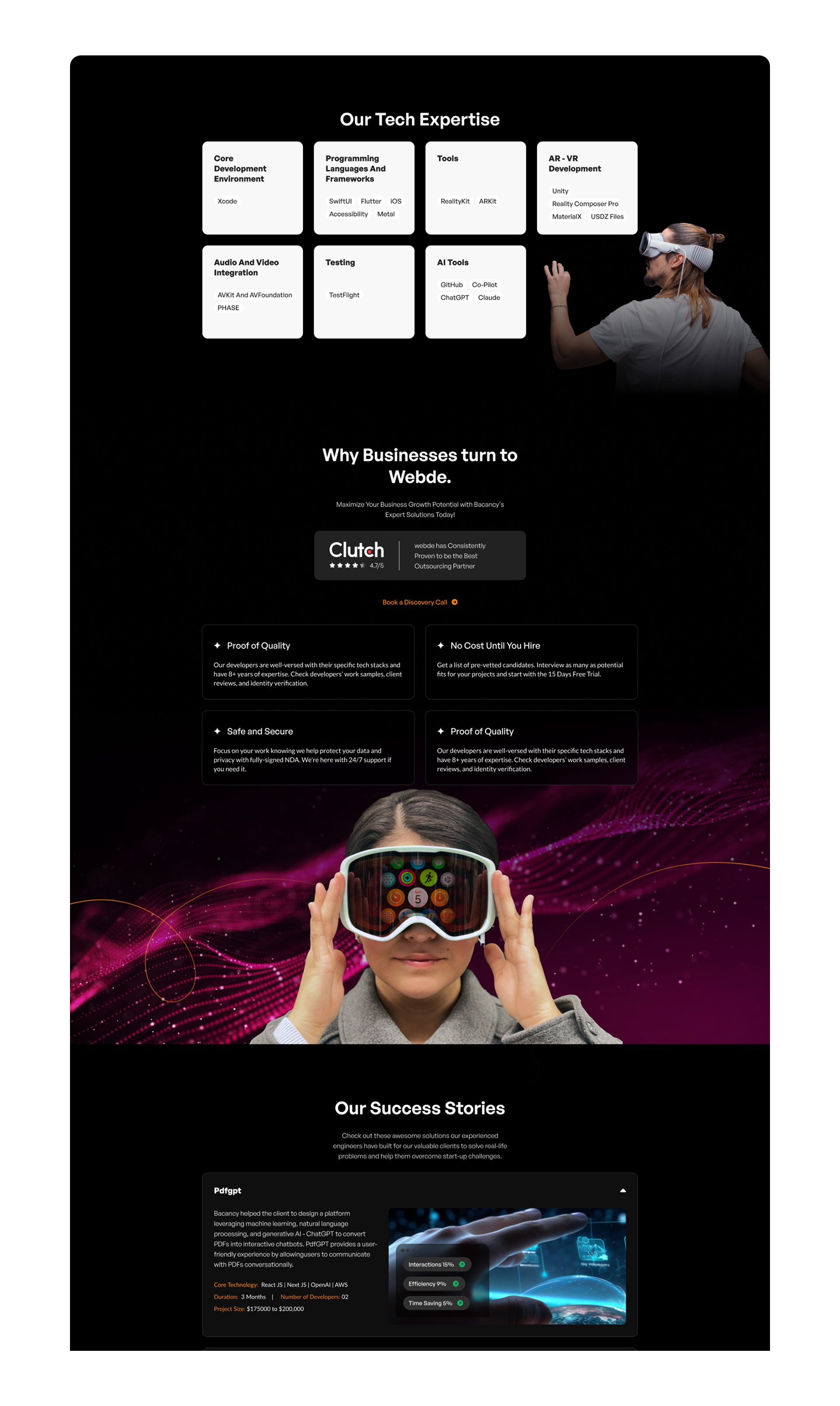 Apple Vision Pro | Landing Page Design by kaushik panchal on Dribbble