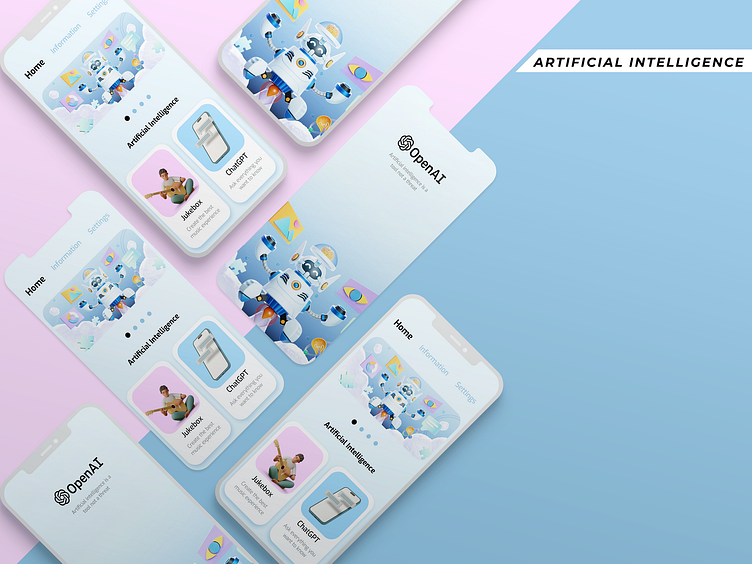 Artificial Intelligence Mobile App Concept by Rahmad Farizan on Dribbble