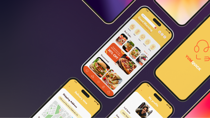 Food Delivery App by Abdullah Khursheed on Dribbble