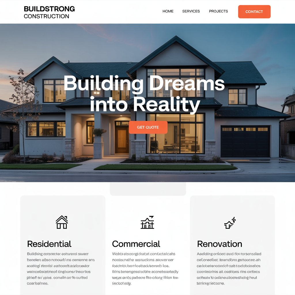 Website ,Construction Website, Custom Wrbsite by Nargis Visual Studio ...