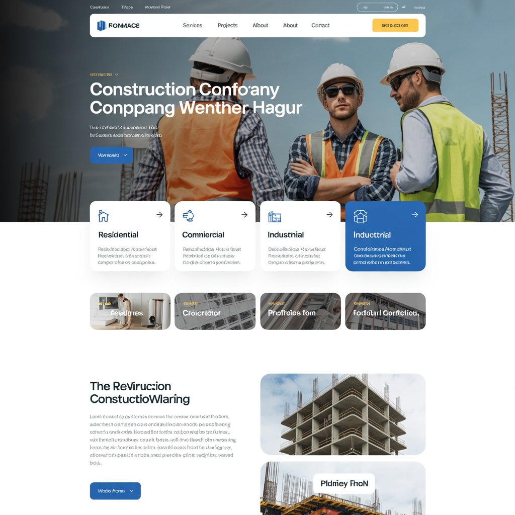 Website ,Construction Website, Custom Wrbsite by Nargis Visual Studio ...