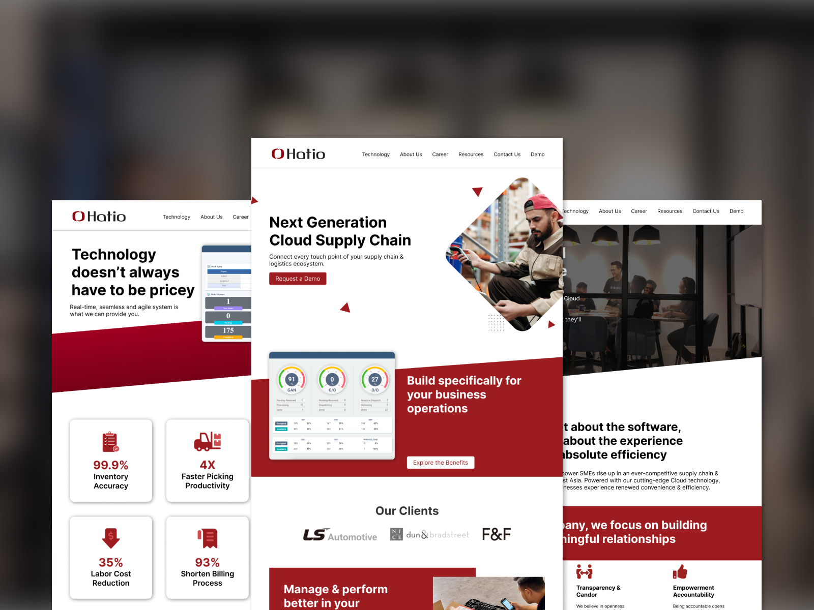 Hatio SEA Website by Badrul Hanif on Dribbble