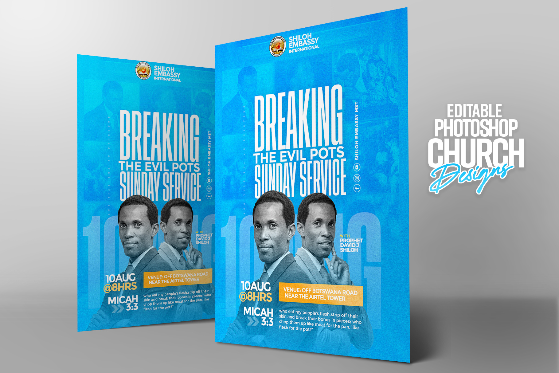 Church Poster Template by Premium City Graphics on Dribbble