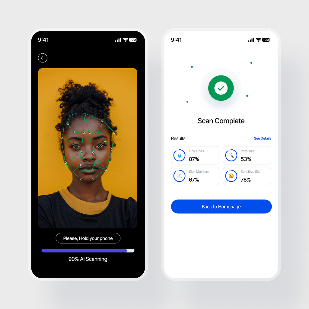 AI Facial Scan by Buhari Jemilu on Dribbble