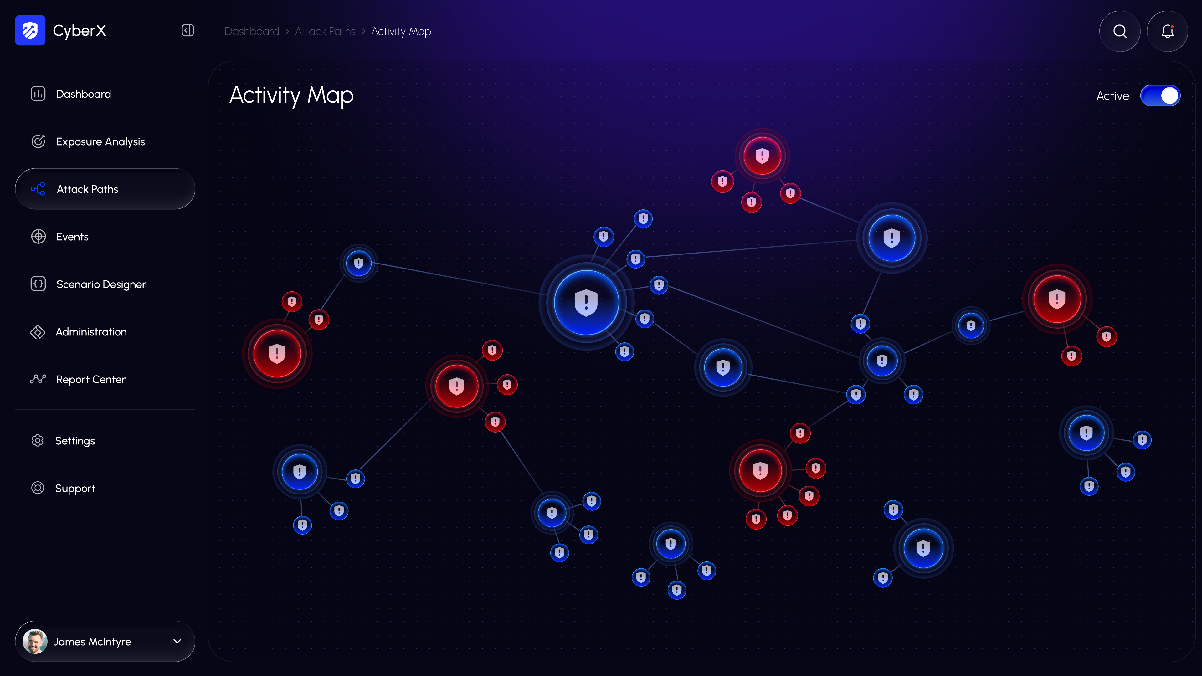 Cyber Dashboard - Activity Map UI/UX Design by AmazingUI by AmazingUI ...