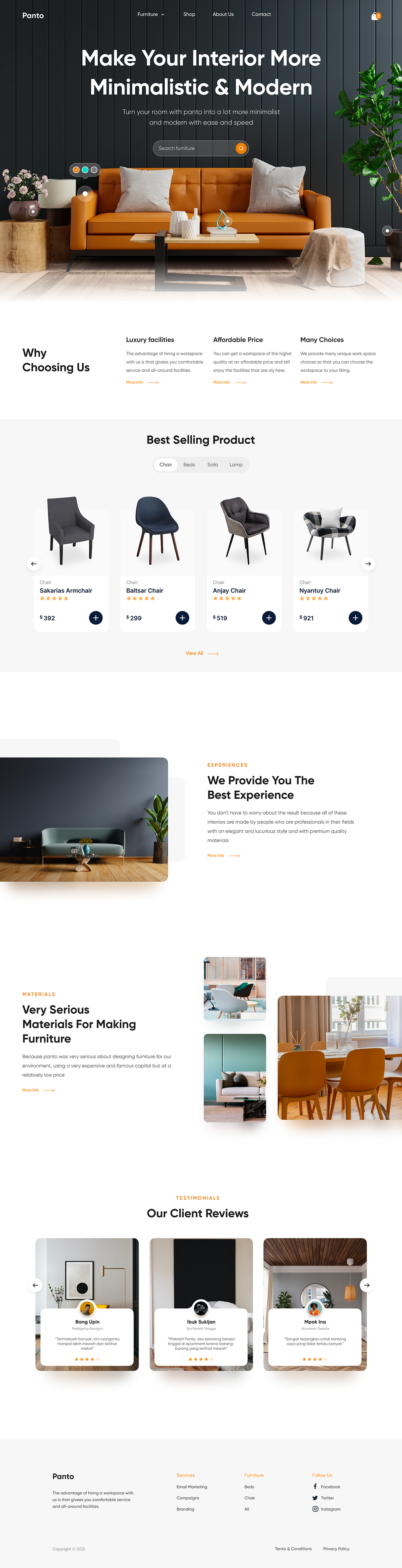 Interior Designer - Website by Dotexsys Technology on Dribbble