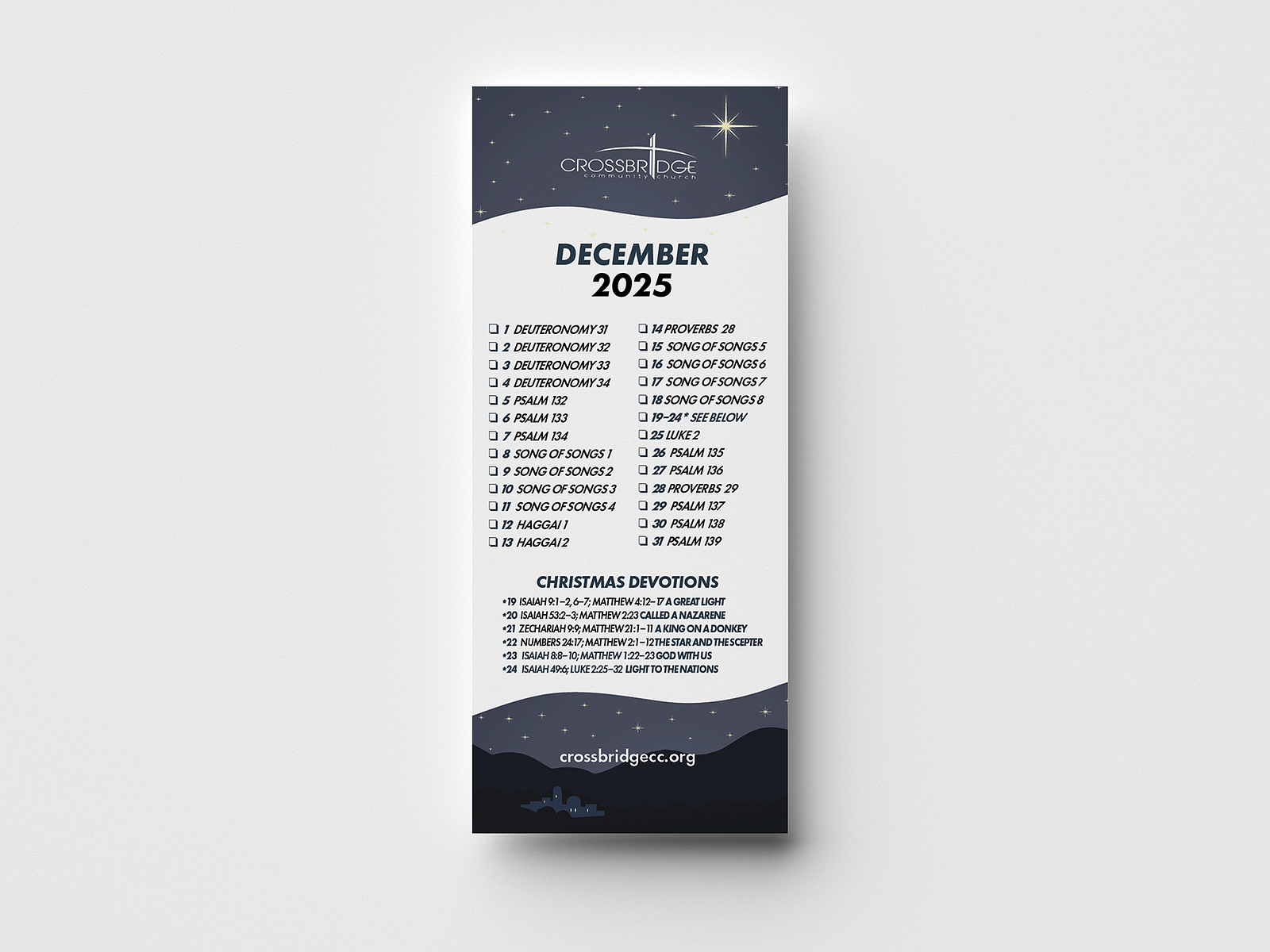 December/Advent Bible Bookmark Design by Mike Ralph on Dribbble