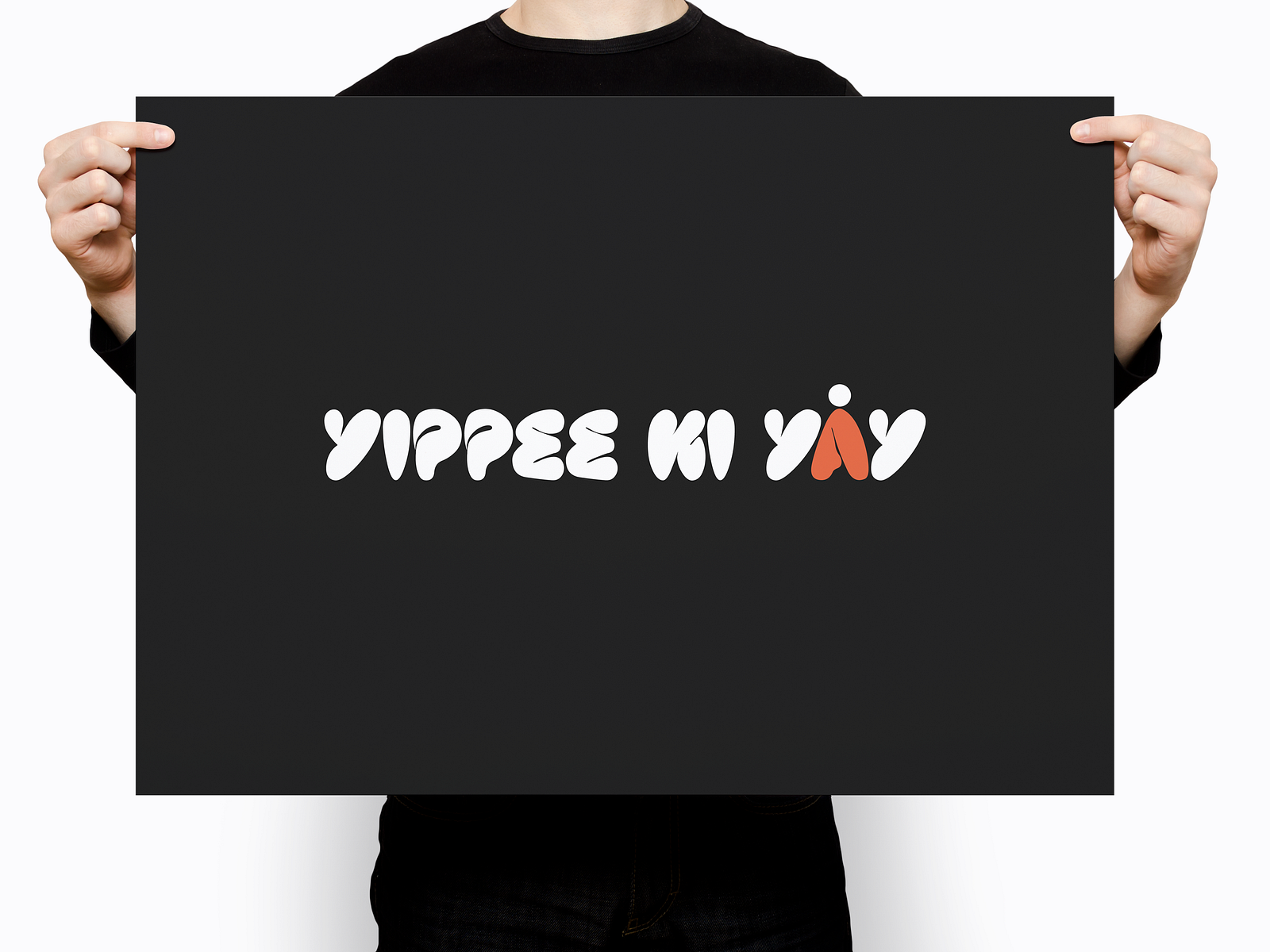 Yippee Ki Yay | Typographical Poster by Karl Bembridge on Dribbble