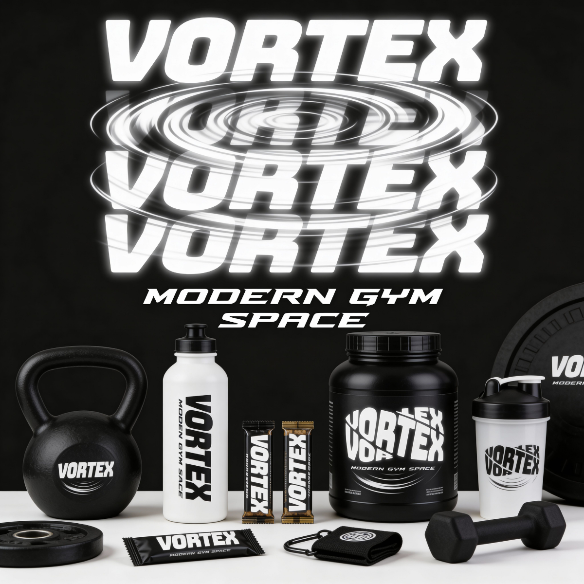 VORTEX GYM BRAND by Vaughn Johnson on Dribbble
