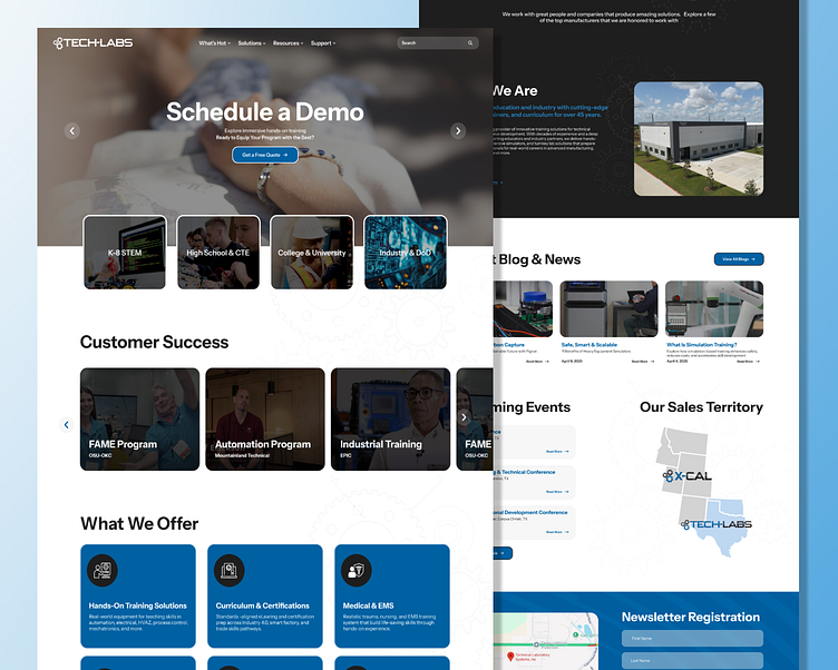 Tech-Labs Ui Design by Fahad Ahmed on Dribbble
