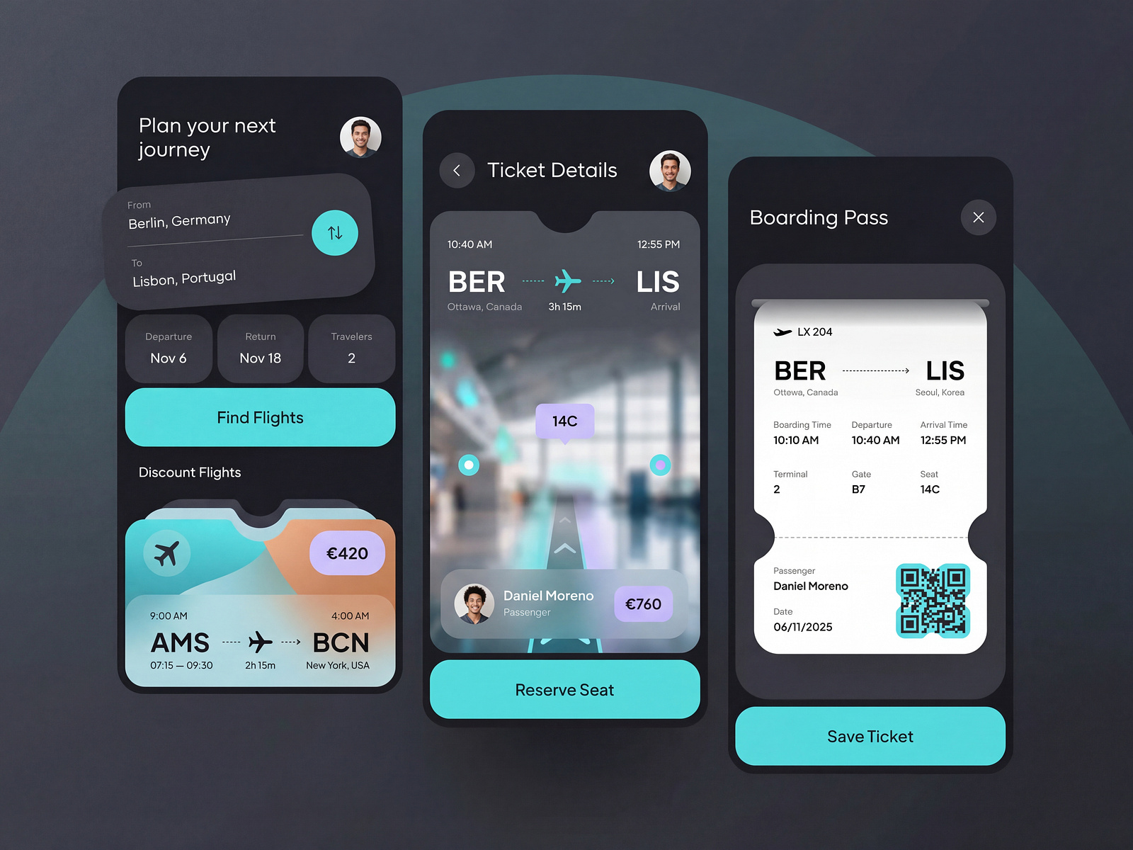 SkyWay — Flight Booking App UI/UX Design by Axion Agency on Dribbble