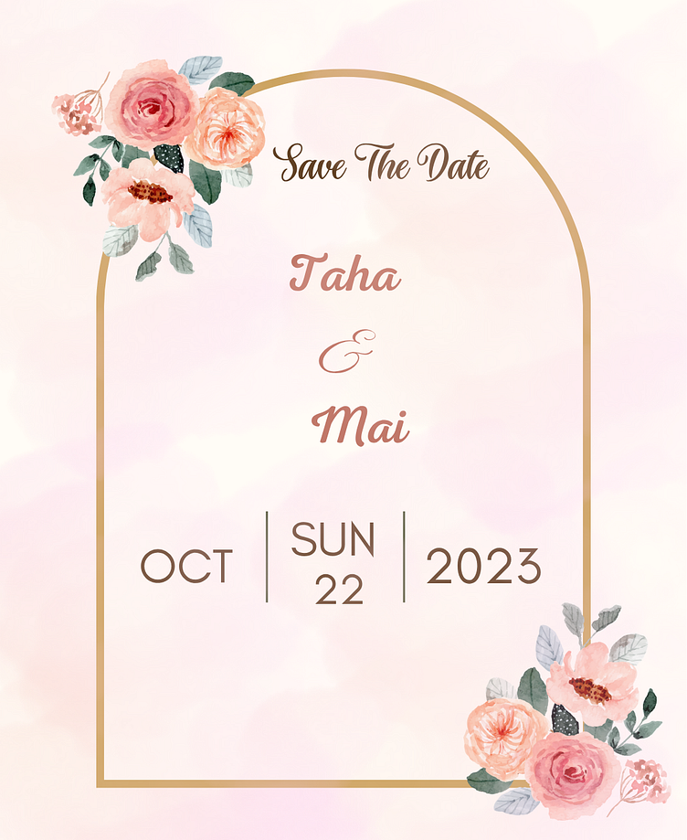 Elegant Wedding Stationery Exploration | Canva Template | by omaima ...