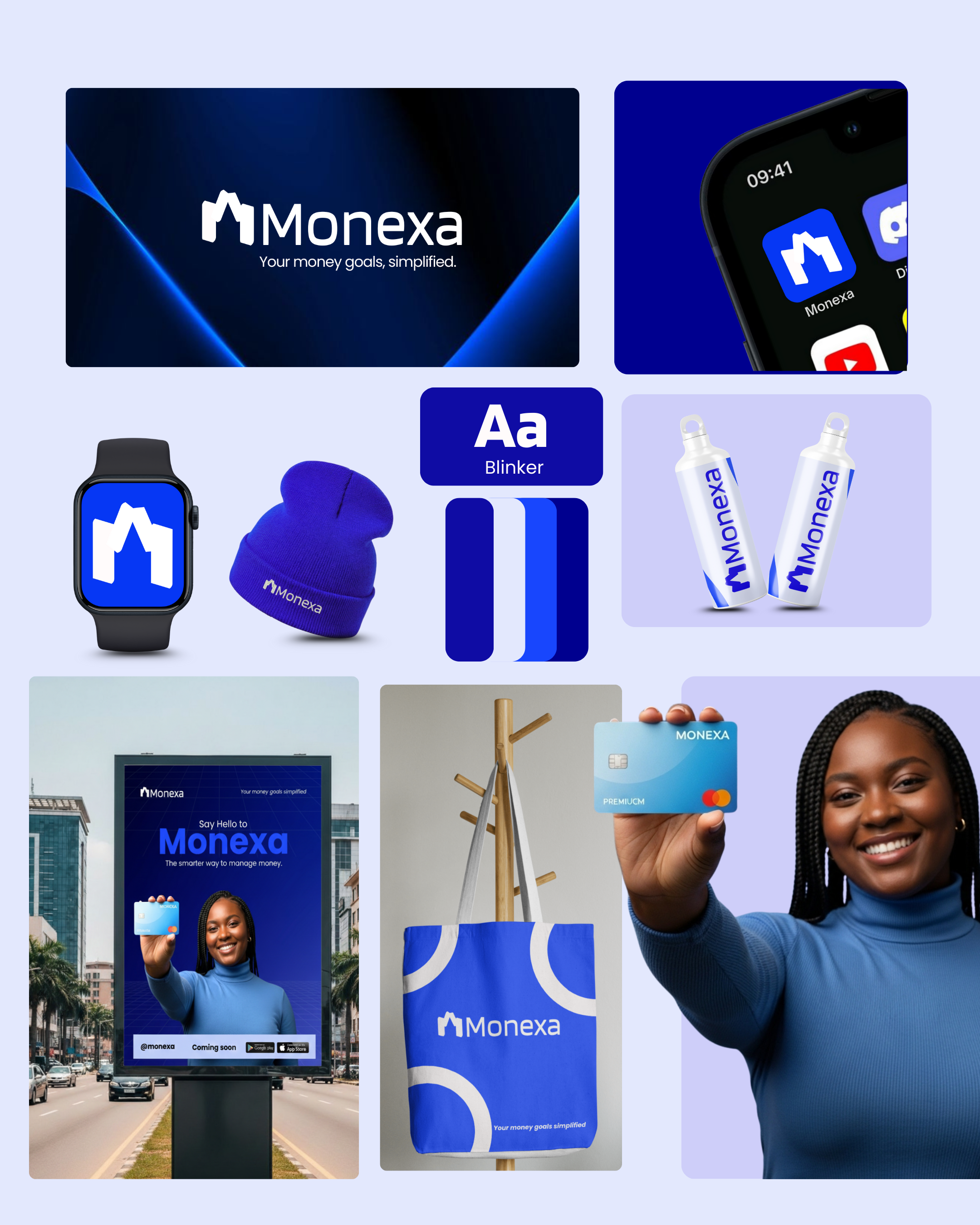 Visual Identity design for Monexa by Blessingclement on Dribbble