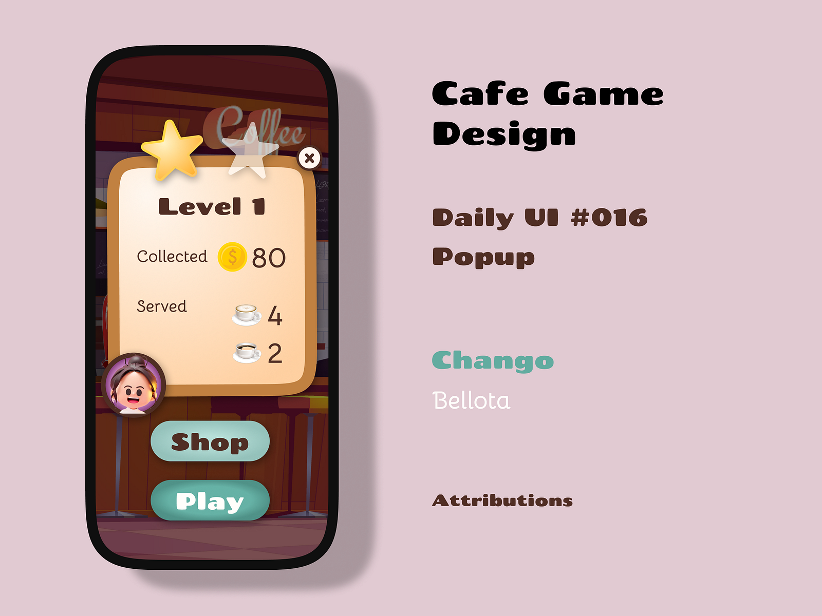 Daily UI #016 - Popup/Overlay by Anmei Rose on Dribbble