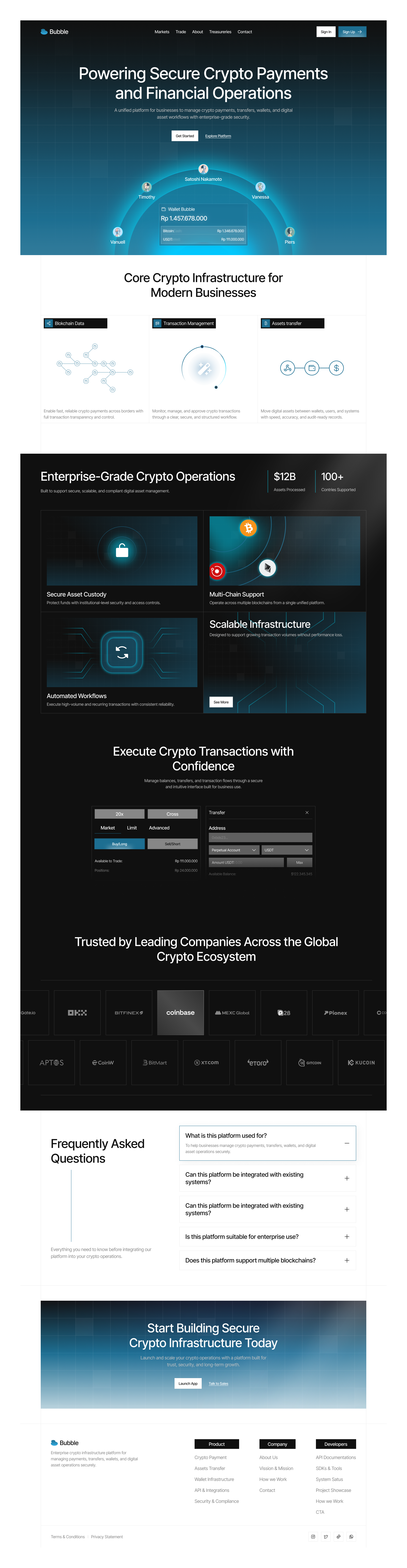 Bubble - Crypto Infrastructure Platform by Vanuell 👋🏻 for OnPoint ...