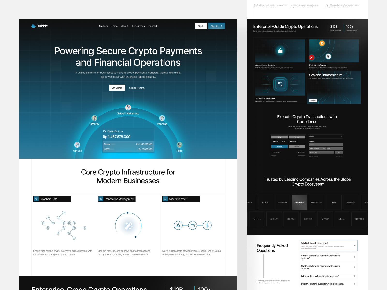 Bubble - Crypto Infrastructure Platform by Vanuell 👋🏻 for OnPoint ...